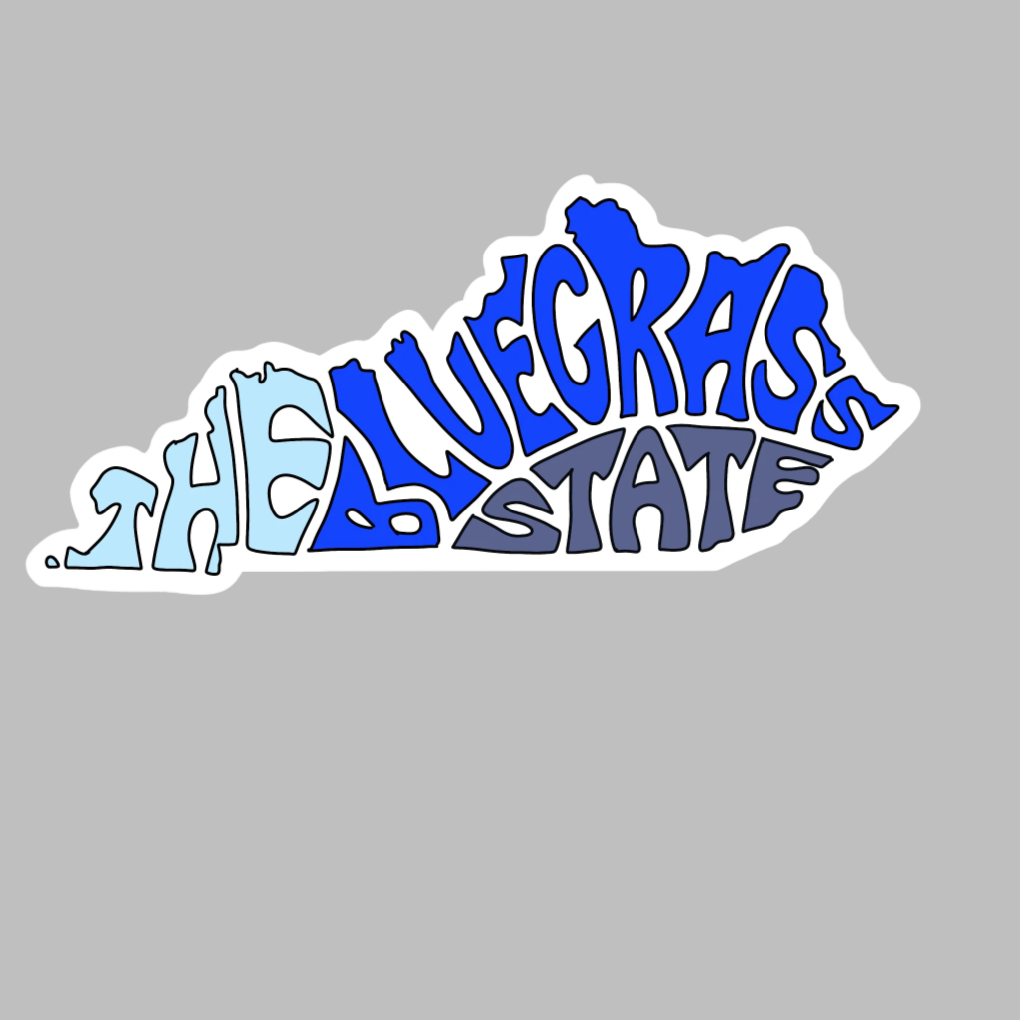 Kentucky Bluegrass Sticker – Lexington and Gray